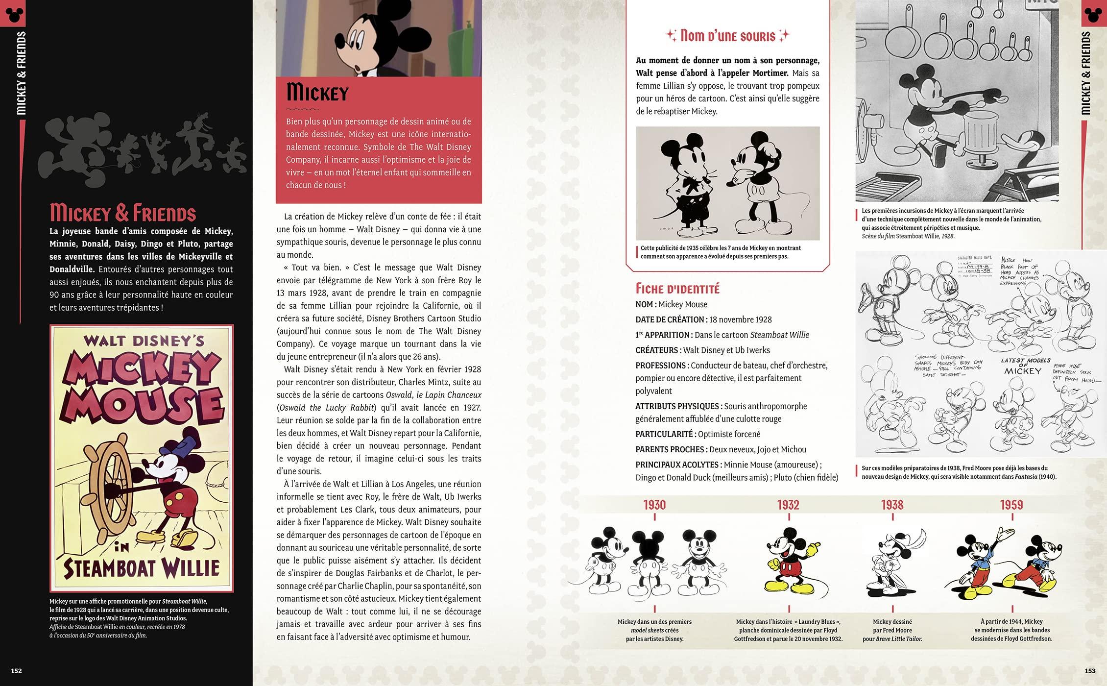 Livre des personnages Disney